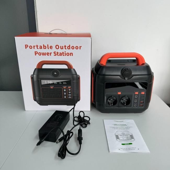 600W Type-C Pd (100W) Sine Wave Lithium Battery Overtemperature Protection for Portable Power Stations