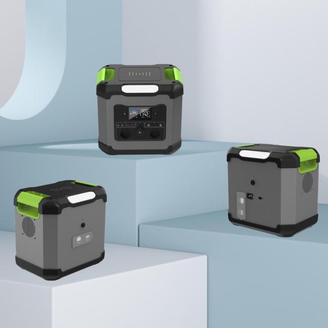 Outdoor 60 Ah 1344 Wh / 22.4 V / 1500 W / 420000 mAh Portable Energy Storage Power Station