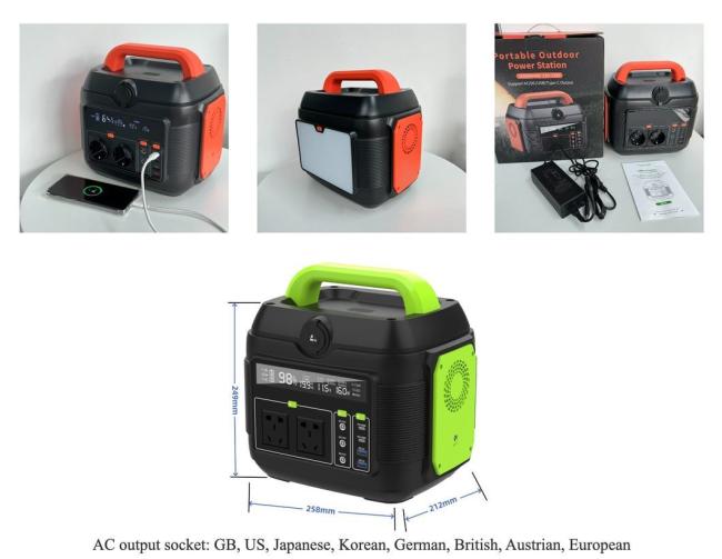 200W300W 600W Portable Power Station with LCD Display for New Energy Supply