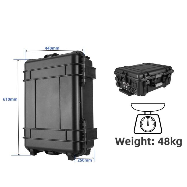 Hot Selling with Rod Box 5000W100ah Large Capacity Lithium Battery Solar Power Station
