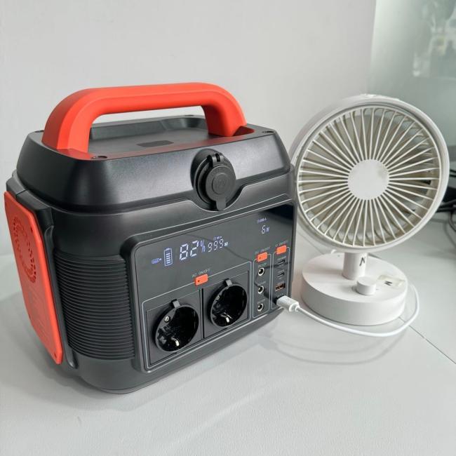 600W Portable Solar Generator with Type-C USB DC AC Output Mobile Power Station