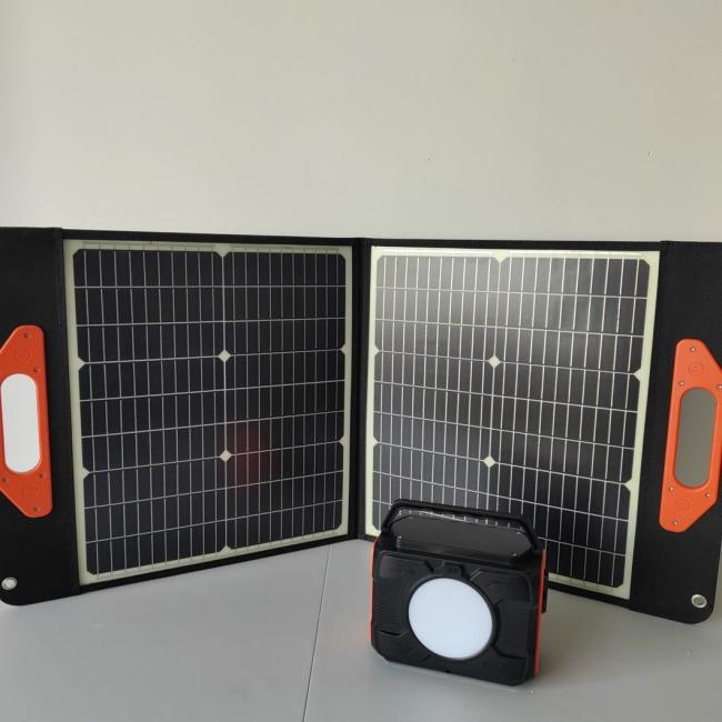 Portable Solar Power Station with 200W Output and High Mobility