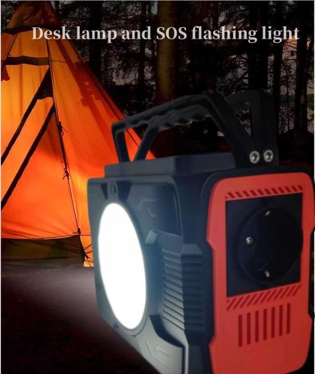 High Quality 200wportable Solar Power Station with LED Light