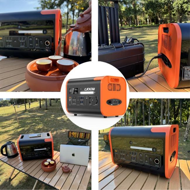 600W 2200W Emergency Mobile Generator Solar Outdoor Portable Power Station
