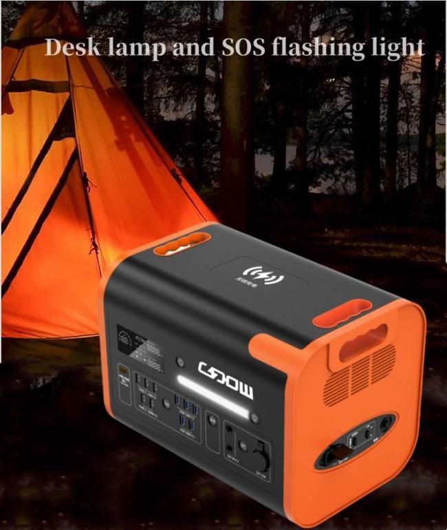 Solar Generator AC/DC Outlets Backup Lithium Battery Home Energy Storage Supply Outdoor Portable Power Station