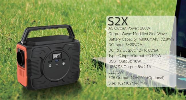 200W173wh Factory Direct Sales Outdoor Portable Power Station