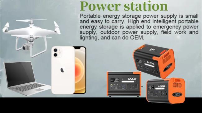 Fireproof Housing High Power Output 2200W/2048wh Portable Power Station