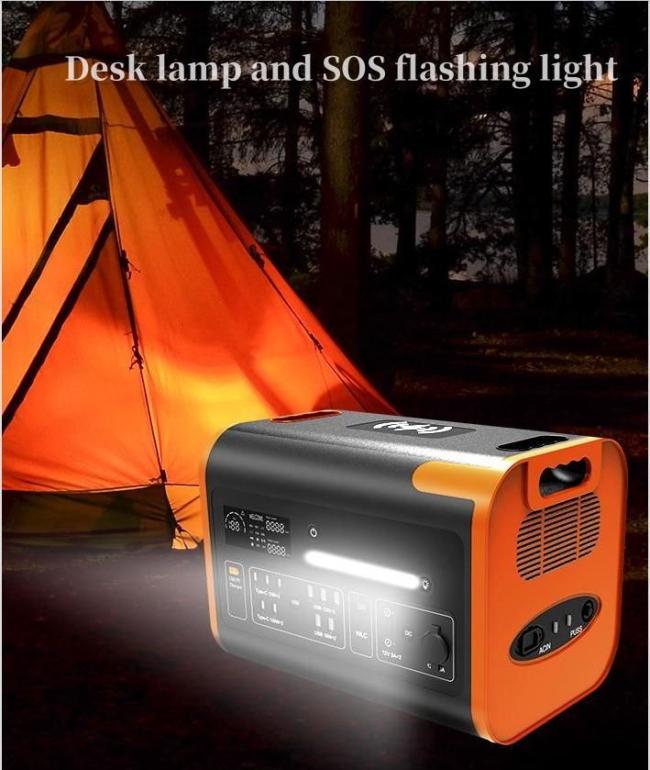 Hot 2200W AC DC C-Type Battery Backup Power Emergency Portable Power Station