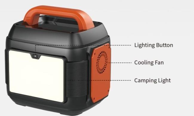 Customized Outdoor Party Charging Multi-Functional 600wsolar Portable Power Station