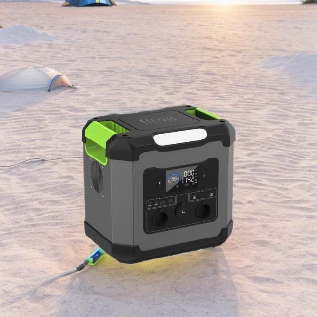 Multifunctional Mobile Power Supply, 1500W1200W Outdoor Family Emergency Portable Power Station