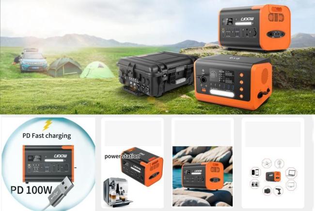 2200W Portable 110V/220V AC/DC Portable Energy Storage System with USB Power Station