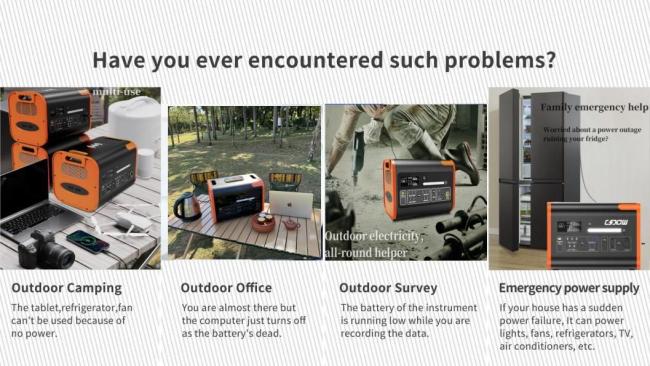 2200W Portable 110V/220V AC/DC Portable Energy Storage System with USB Power Station