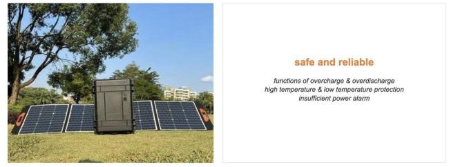 Solar Drone Powerhouse 3000W Emergency Generator Station