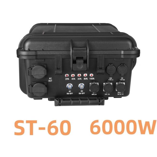 Preferential Price Large Capacity AC 220V Socket 7000W/6993wh Lithium Battery Outdoor Mobile Power Station