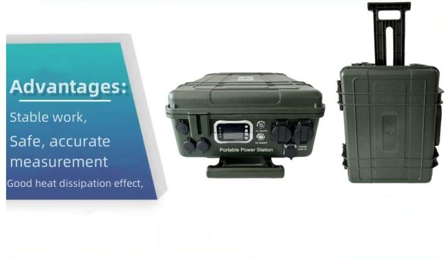 Solar Generator Power Station with Portable 6000W AC and DC Output Energy Storage System