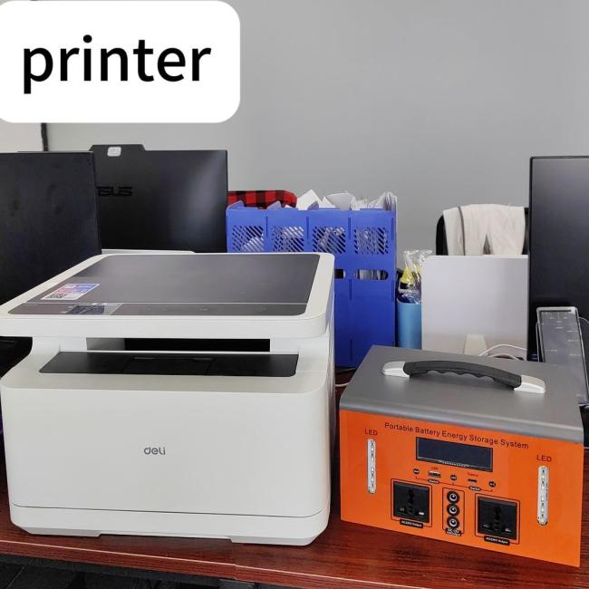 Newly Designed Portable 300W AC and DC Output Energy Storage System Power Station