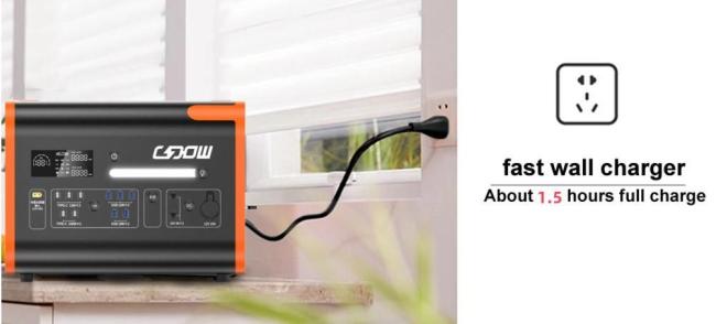Backup Power Inverter Mobile 2400W Portable Camping Solar Power Station