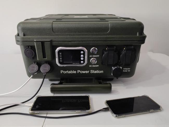 Safe and Efficient No Noise No Vibration 6000W/6048wh Portable Industrial Mobile Power Station