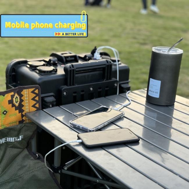 7000W Outdoor Power Station LiFePO4 Portable Solar Generator 110V/230V Power Station