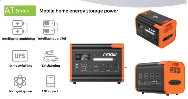 AC Output Power Station Outdoor on-Site Emergency Rescue Mobile Generator Solar Charging Portable Power Supply