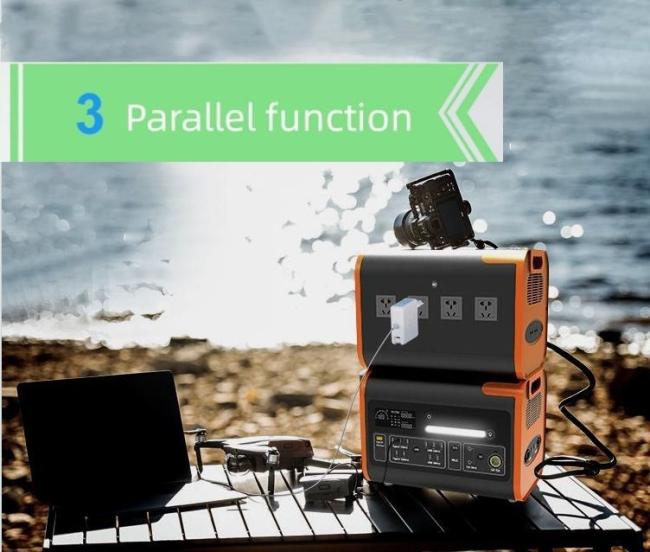 AC Output Power Station Outdoor on-Site Emergency Rescue Mobile Generator Solar Charging Portable Power Supply