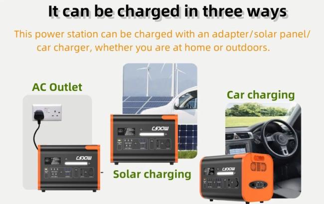 2400W/40ah Outdoor Camping Home Mobile Power Pack Can Be Quickly Charged Solar Power Station