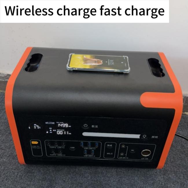 2400W/40ah Outdoor Camping Home Mobile Power Pack Can Be Quickly Charged Solar Power Station