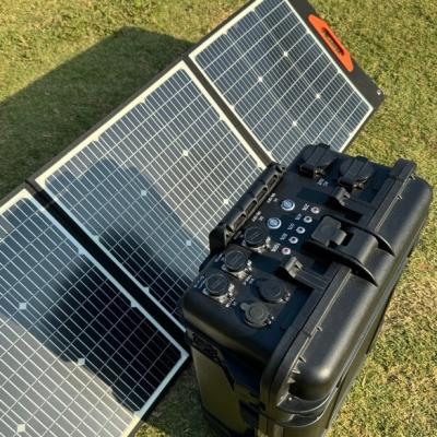 中国 UB-120 22.8% 変換効率 折りたたむ 120W モノクリスタルシリコン太陽光パネル 販売のため