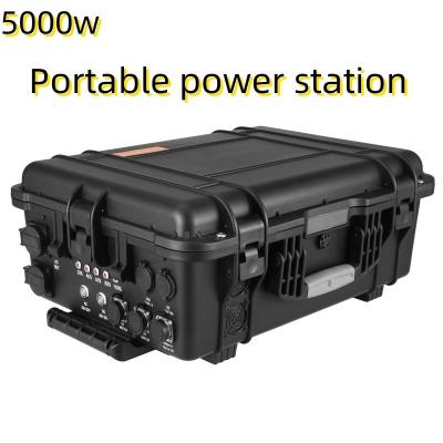 Cina 4800wh USB/Tipo-C Max5000W Fornitore di alimentazione impilabile per la pesca autonoma e all'aperto in vendita