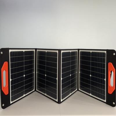 Cina 100W pannelli solari a silicio monocristallino pieghevole nero CE certificato offerta calda in vendita