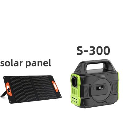 中国 ポータブル ホーム ミニソーラーシステム インバーター 300W オプションACソケットとLCDディスプレイ 販売のため