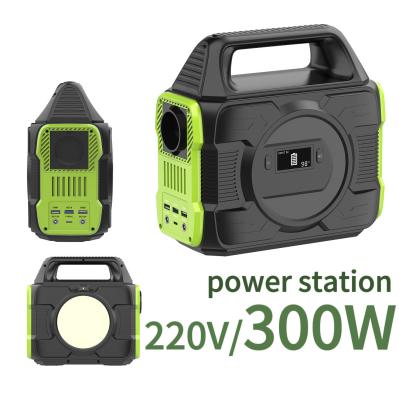 Cina Centrale elettrica portatile da 300 W con presa UE e generatore solare a batteria rimovibile in vendita