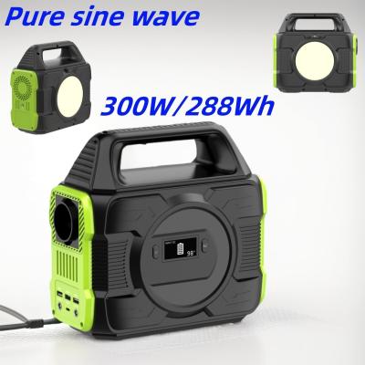 Cina Alimenta le tue avventure all'aria aperta con un pacchetto di batterie solari da 300W e potenza in vendita