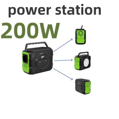 Cina 200W generatore di energia solare per il deposito di energia calda portabile di potenza mobile per balcone di emergenza RV in vendita