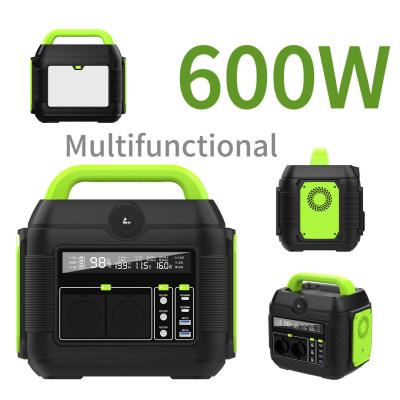 Cina Immagazzinamento di energia di emergenza Centrale elettrica portatile di uscita 600W AC con capacità di 576wh in vendita