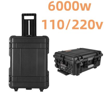 Cina LiFePO4batteria 6000W centrale elettrica portatile generatore solare per attività all'aperto in vendita