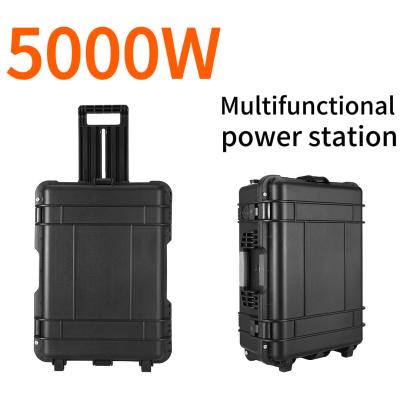 Cina Corrente di uscita CA 15A Max 5000W Sistema di accumulo di energia domestica per centrale elettrica portatile in vendita
