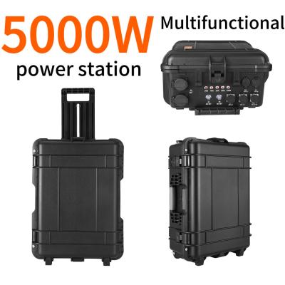 Cina Rimanere carichi ovunque 8000W Potenza massima Stazione solare portatile per avventure all'aria aperta in vendita