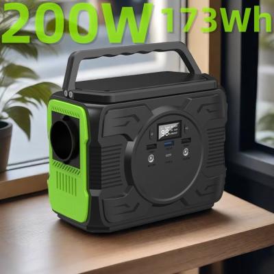 China Draagbare zonne-energiecentrale 48000mAh 200W 173Wh voor buitenactiviteiten Te koop