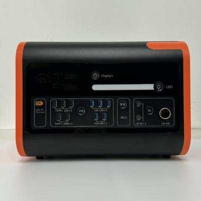 중국 220V 순수 시노파 LiFePO4 배터리 태양 발전기 2048wh 대기 에너지 저장 2200W 휴대용 발전소 판매용