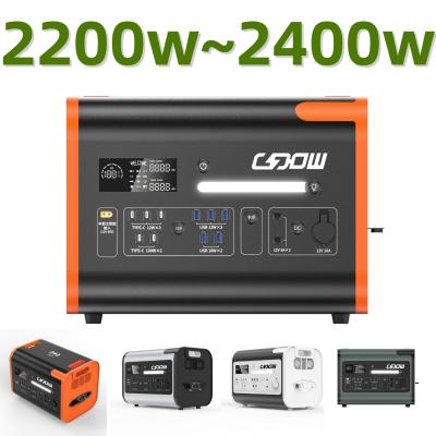 China 4400W Spitsvermogen Buiten Draagbare Energieopslagstation met vouwbare zonnepanelen Te koop