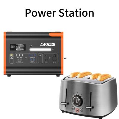 China LiFePO4 2200W zwarte stille draagbare omvormergenerator voor outdoor campingcentrale Te koop