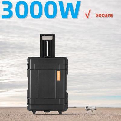 Cina Protezione da alte temperature 3000W UPS pannello solare caricabatterie mobili per esterni per prodotti in vendita