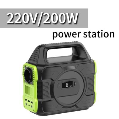 China 200W draagbare elektriciteitscentrale zonne-generator Lithiumbatterie stroombank S2X-173 Te koop