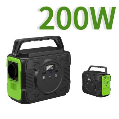 China Ternary Lithium Battery 200W Draagbare Generator UPS Type Power Station voor noodgevallen Te koop