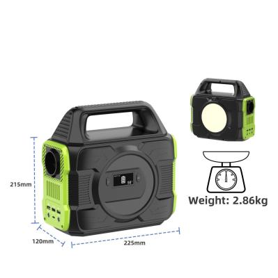 China Aanpasbare kleur 300 W draagbare zonne-energiegenerator met verwijderbare batterij en omvormer Te koop