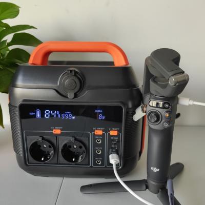 China S6 600W mobiele energie zonne-energiecentrale met lithiumbatterij en sinusgolf Te koop