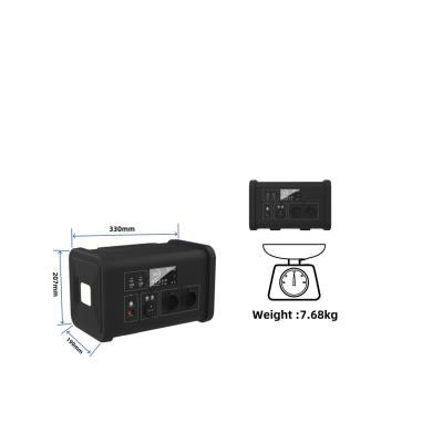 China 12V-13V/10A DC Output 700W/537.6wh Central de energia portátil para acampamento e energia solar à venda