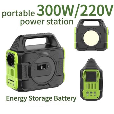 China 300W Custom Power Bank para BMS Outdoor Mobile Energy Storage Estação de energia reciclável à venda