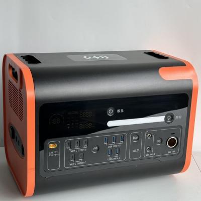 China Estação de energia solar de 110V 220V 1000W 2200W para alimentação ininterrupta ao ar livre à venda
